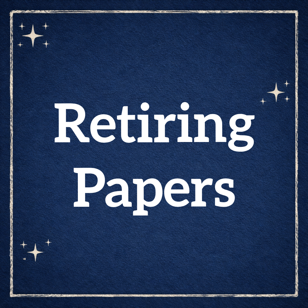 Retiring Papers – Creative Miking